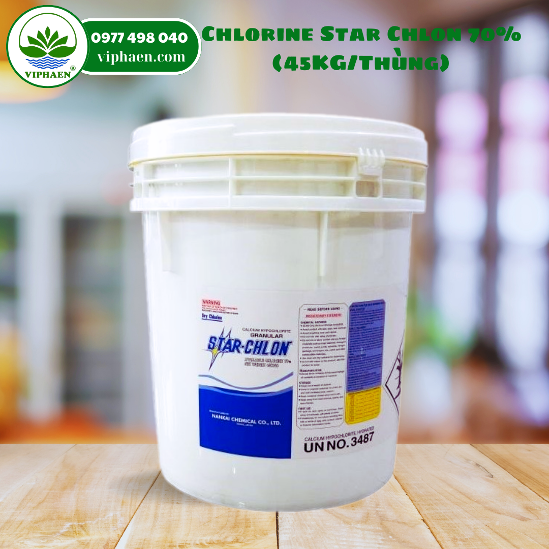 Clorine Nhật Chlorine Star Chlon 70% xử lý nước - VIPHAEN
