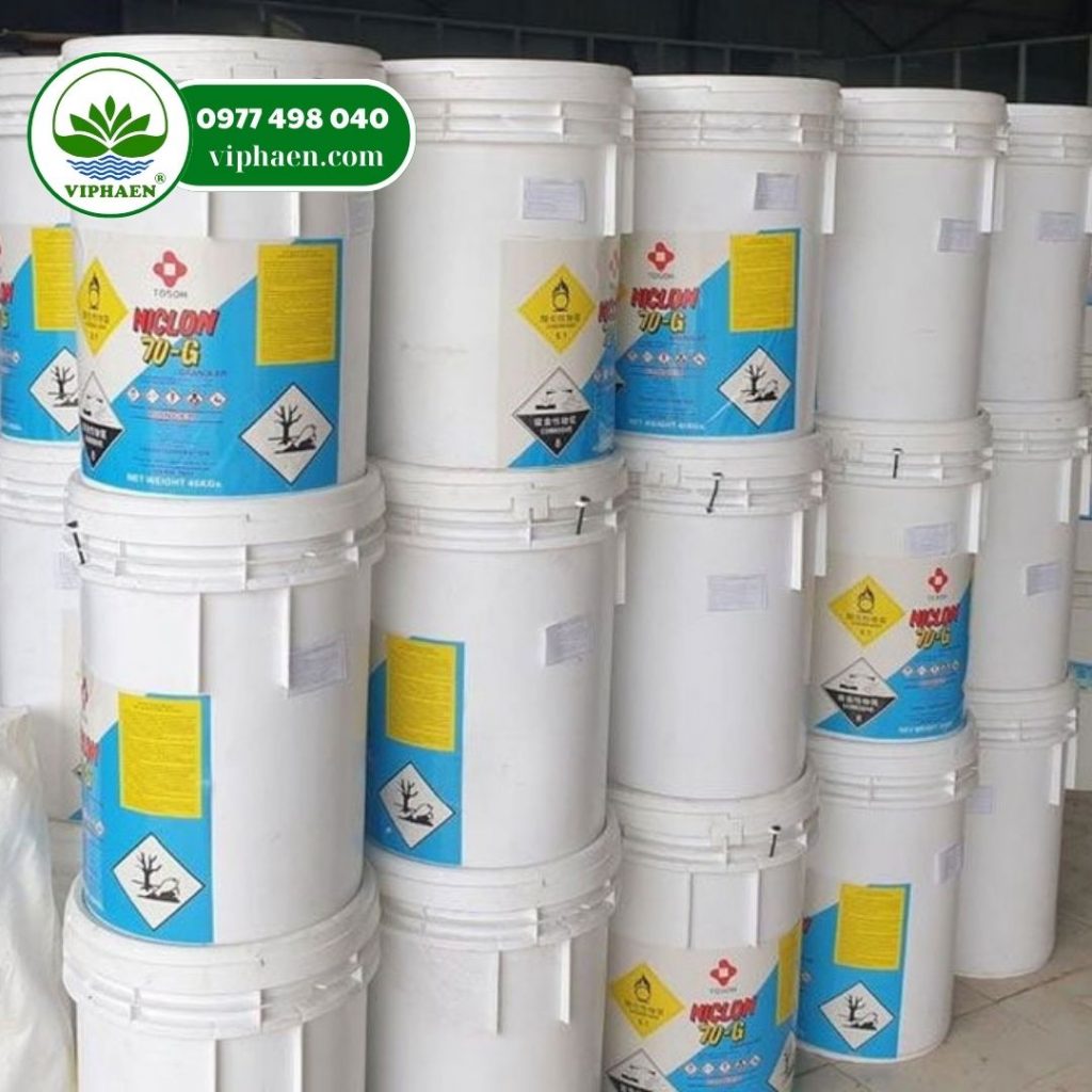 Chlorine Niclon 70G Tosoh Nhật Bản Hóa Chất Xử Lý Nước - VIPHAEN